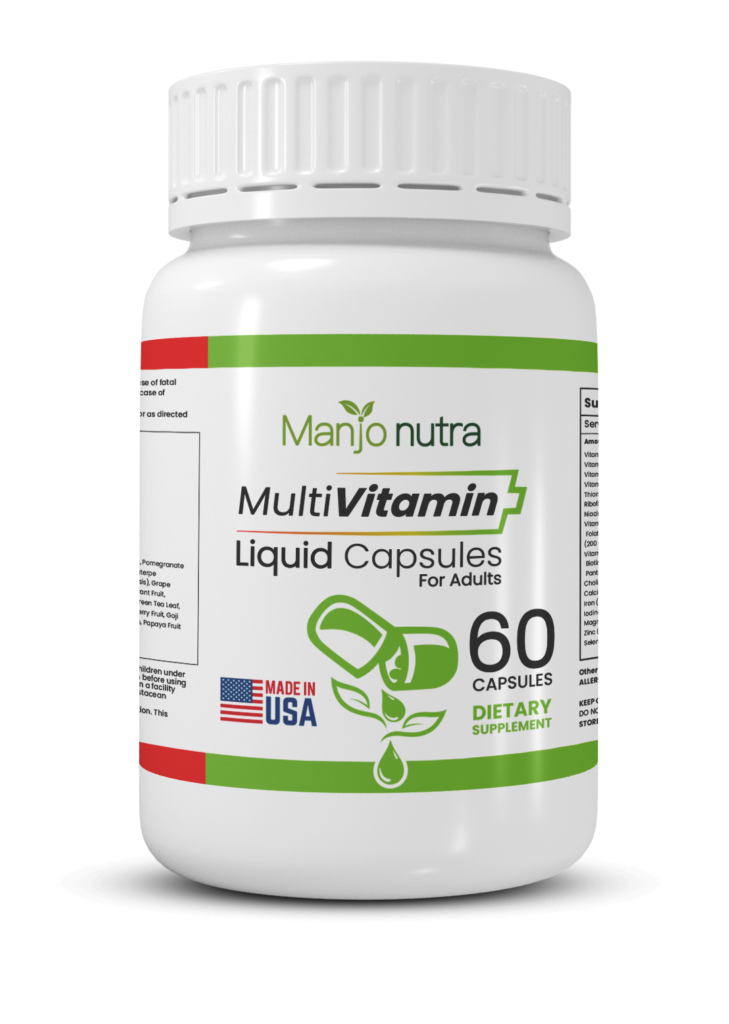 Adults Multivitamin Liquid capsules – Manjo Nutra